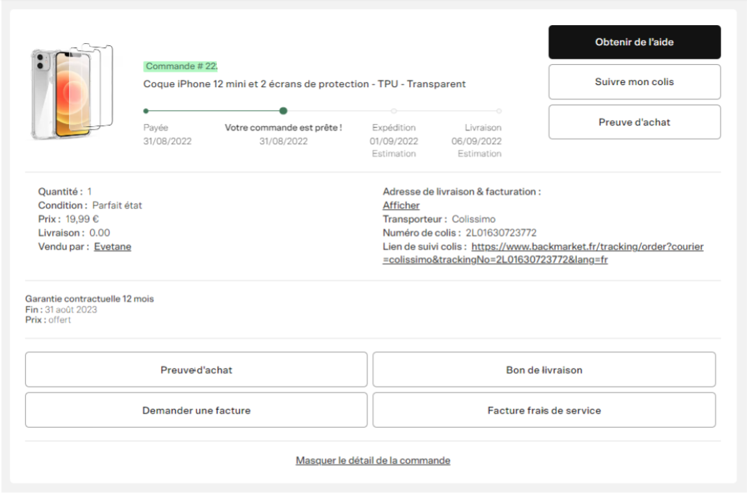 Comment trouver le lien de tracking détaillé ? – Back Market - Centre d ...